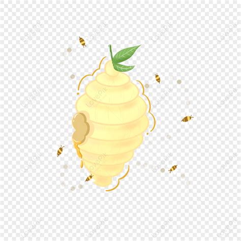 밝은 일러스트 노란색 벌집 클립 아트 Png 일러스트 무료 다운로드 Lovepik