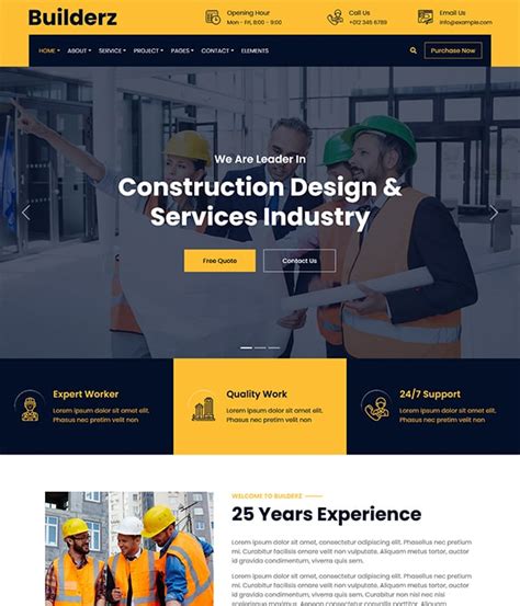 Builderz Construction Company Html Template