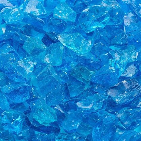 Dragon Glass Sea 10 Lb Blue Landscape Glass In The Landscaping Rock