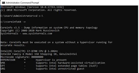 installing hyper v feature inside windows server 2019 vm
