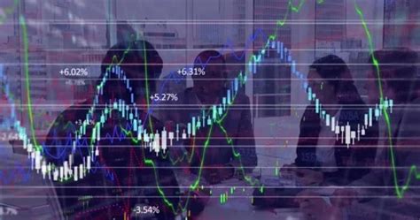 Animation Of Multiple Graphs With Number Stock Video Pond