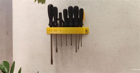 Screwdriver Holder Wall Mount Version By Fábio Gil Download Free