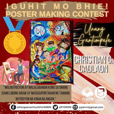 Iguhit Mo Bhie Poster Making Contest Taos Puso Ang Pasasalamat Ng