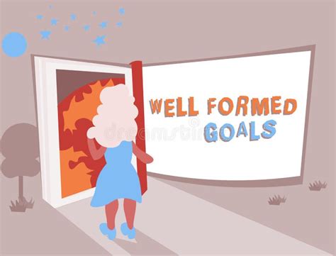 Conceptual Hand Writing Showing Well Formed Goals Business Photo Text