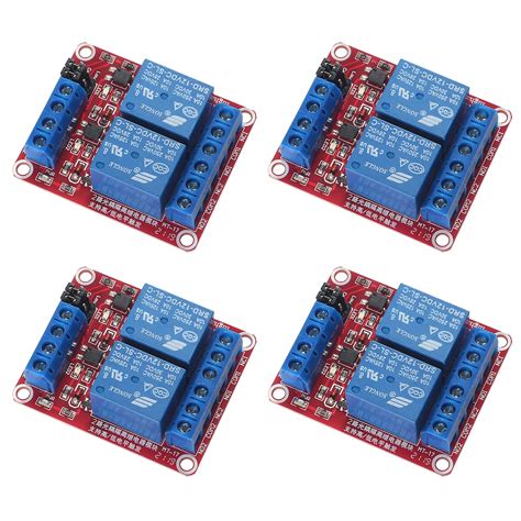 4pcs Dc 12v Relay Module 2 Channel Relay Board Optocoupler Desertcart KUWAIT