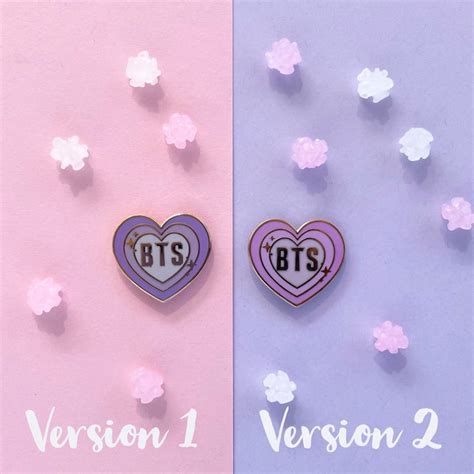Bts Enamel Pin Etsy