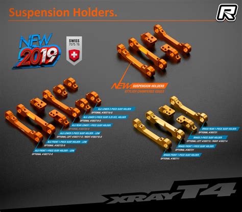 Red RC Xray T4 2019 Electric Touring Car Kit