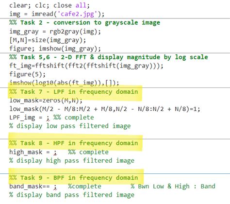 Solved Clear Clc Close All Img Imread Cafe2 