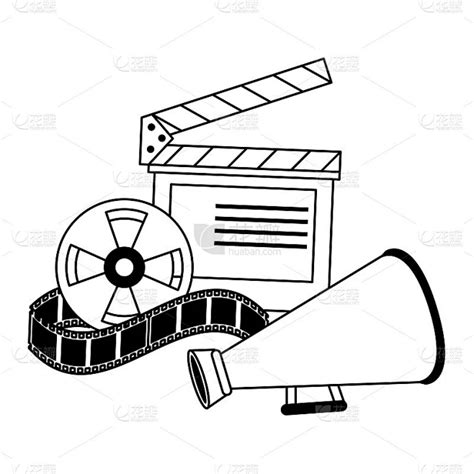 电影和卡通黑白电影素材 花瓣网
