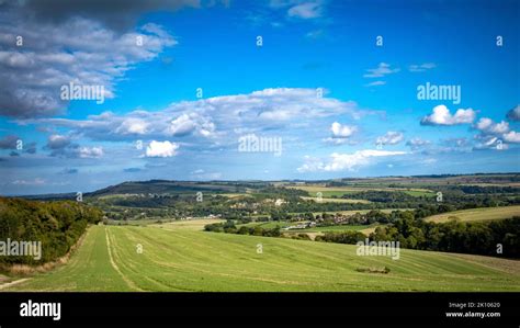 A View Across The South Downs National Park Towards Amberley West