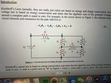 solved kirchoffs laws write the relation between the