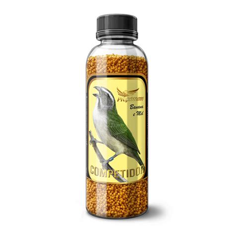 Ração Extrusada Competidor Trinca Ferro Banana e Mel Super Premium Propássaro g