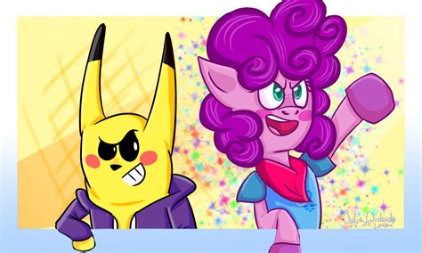 Toontale Pikachu And Pinkie By Juliawidel On Deviantart