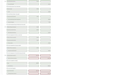 Solved Please Show How You Got Each Number To Solve All Of