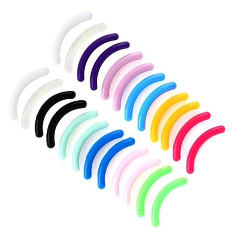 20pcs Replacement Eyelash Curler Plastic Refill Rubber Pads Eyelash