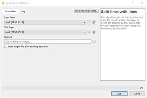 Cut Line With Line In QGIS Geographic Information Systems Stack Exchange