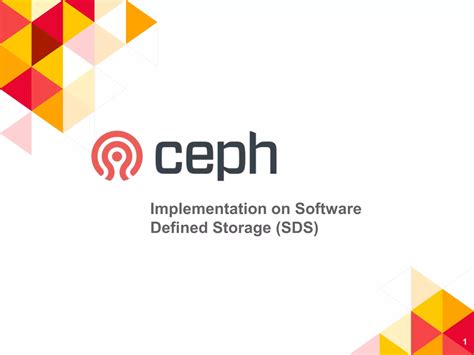 Ceph Software Defined Storage PPT