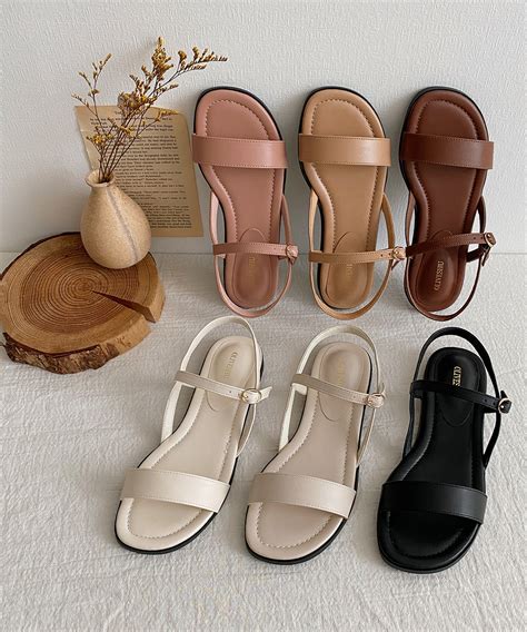 곰블리 단독 💗자체제작💗발편한 더블 쿠션 몰리브 스트랩 빅사이즈 여름 하객룩 데일리 페스티벌 샌들 힐 슈즈 1cm4cm