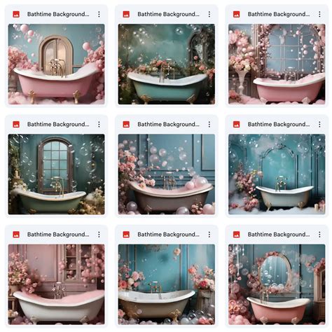 Ultimate Bathtime Background Bundle Meg Bitton Productions