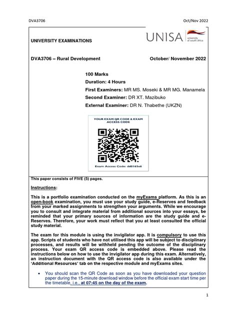 Dva3706 Oct Nov 2022 Main Exam Question Paper Pdf Plagiarism