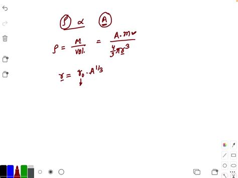 SOLVED The Mass Density Of A Nucleus Varies With The Mass Number A As A A B 1 A C A D