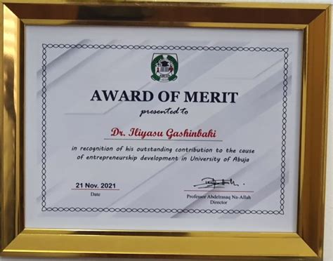 Dr Gashinbaki Ib On Linkedin Am Truly Humbled By This Award Am
