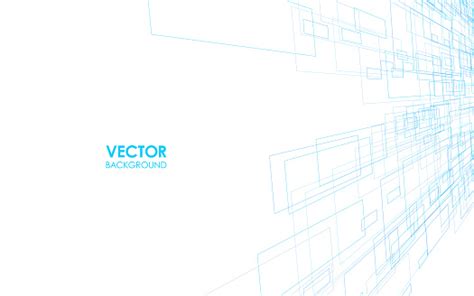 白い背景に抽象的な青いパースペクティブ線ベクターの図 3dのベクターアート素材や画像を多数ご用意 3d 3d画像 つながり