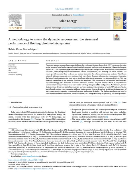 A Methodology To Assess The Dynamic Response And The Structural