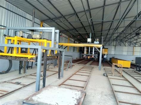 Aac Block Cutting Section At ₹ 125000 Block Cutting Machines In