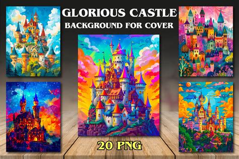 Glorious Castle Backgrounds For Covers Graphic By Designova · Creative