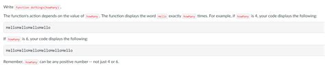 Solved Write Function Dothings Howmany The Functions