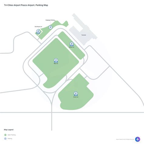 Tri Cities Airport Pasco Psc Parking Rates And Map