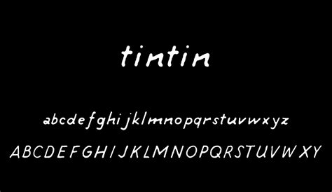 Tintin Free Font
