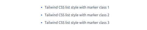 Tailwind Css List Style Marker Example Dev Community