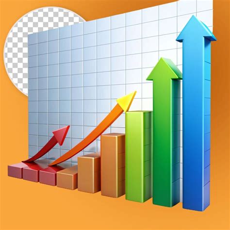 Business Growth Steps Chart Arrow Concept Premium Ai Generated Psd