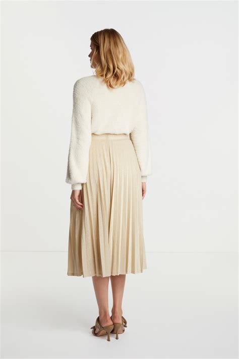 Rich And Royal Lurex Plissee Skirt Modehaus Hochstetter Mode Online