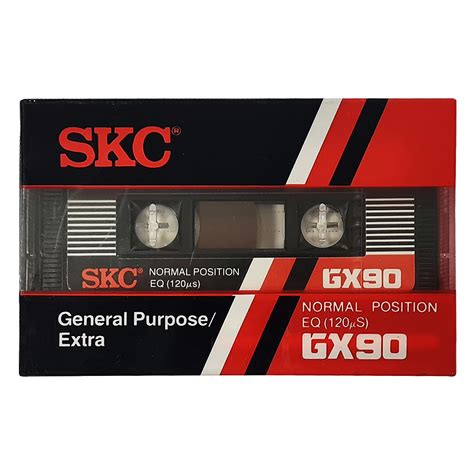 Skc Gx90 Ferric Blank Audio Cassette Tapes Retro Style Media