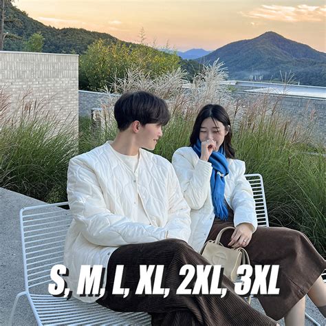피윌 라이트코드 퀼팅 경량자켓 3color S M L Xl 2xl 3xl Ivory 위시버킷