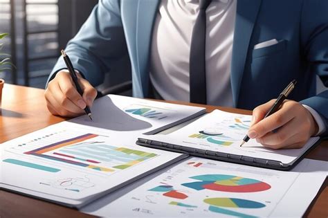 Premium Photo Setup Analytics Concept Illustration