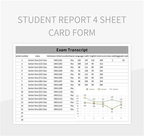 Free Student Report Sheet Report Card Templates For Google Sheets And