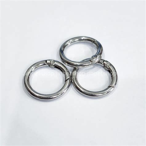 Khoen Bấm Inox Khoen Mở Inox Khoen Gài Xích Chó Mèo 3 Size Nhỏ