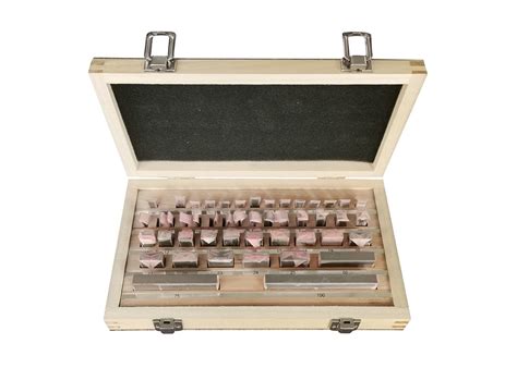 47pcs Grade 0 Steel Metric Gauge Blocks For Precision Measurement