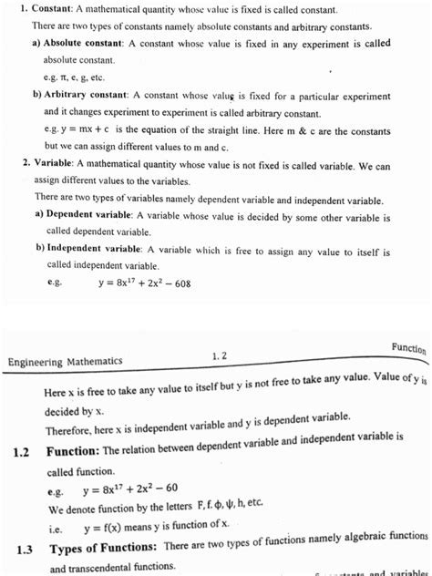 Function Notes Pdf