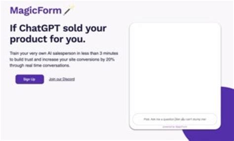 Magicform Tool Information And Alternatives Foundrai