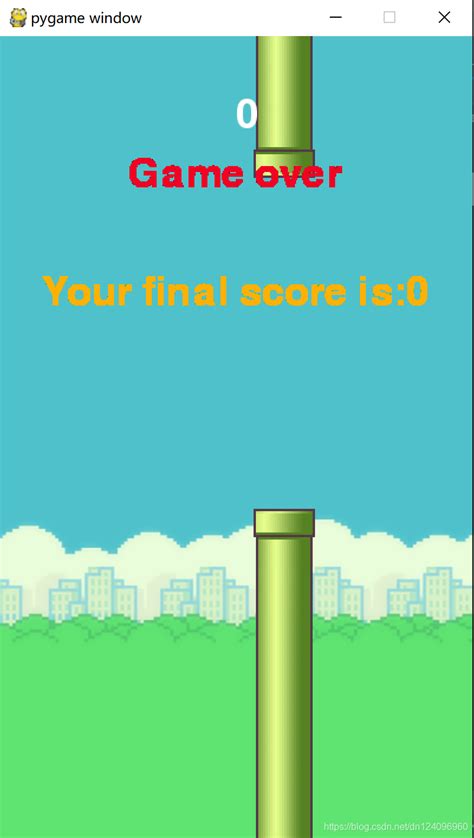 使用pygame开发flappy Birdpygame Flappy Bird Csdn博客
