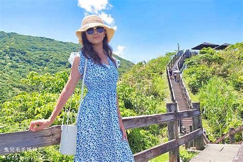 花蓮豐濱景點【大石鼻山步道】絕美山陵線觀海木棧道，10分鐘輕鬆攻頂看無敵海景 兔兒毛毛姊妹花
