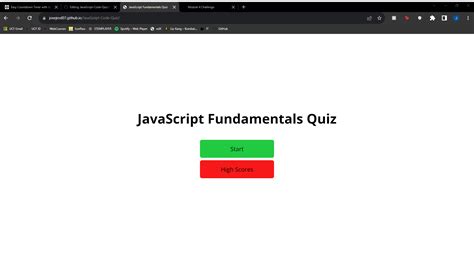 GitHub Josejrod07 JavaScript Code Quiz Web Application Featuring A