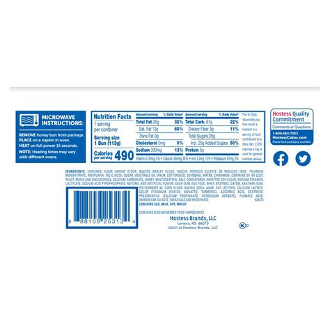 Hostess Jumbo Iced Honey Bun 4 75oz Delivered In As Fast As 15