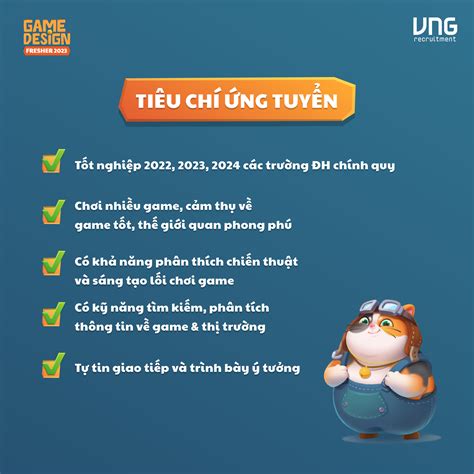 Công Ty Cổ Phần Vng Tuyển Dụng Game Design Fresher 2023 Ban Chăm Sóc