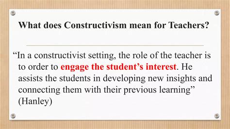 Humanism Vs Constructivism Pptx